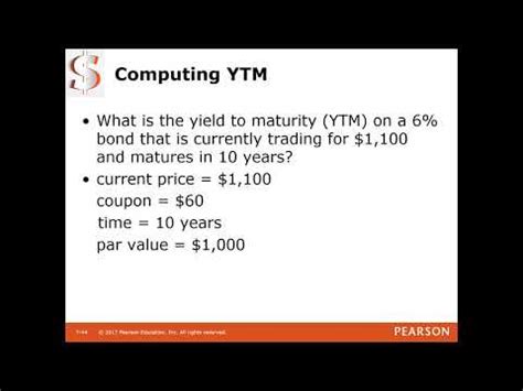 How To Calculate Bond Ytm Quant RL