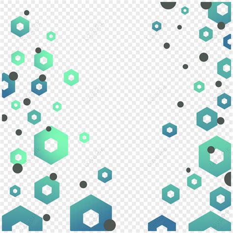 Green Polygonal Gradient Borderconnectmedicalshape Png Image Free