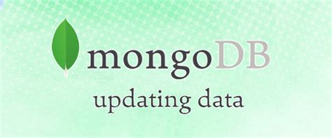 Mongodb Updating Data Discoversdk Blog