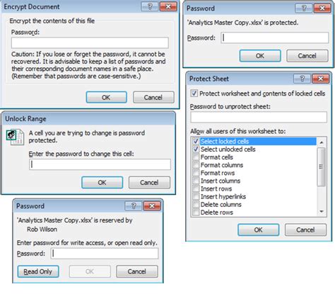 how to password protect excel spreadsheets worksheets or a cell range