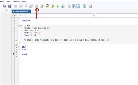 how to create a hand coded project using the ide clarionhub