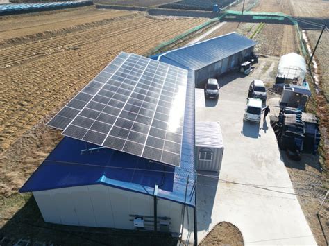 충남 금산군 30kw급 창고 위 태양광발전소 부성에너지