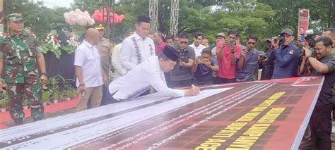 Infopublik Paslon Bupati Wakil Bupati Abdya Deklarasi Pilkada Damai