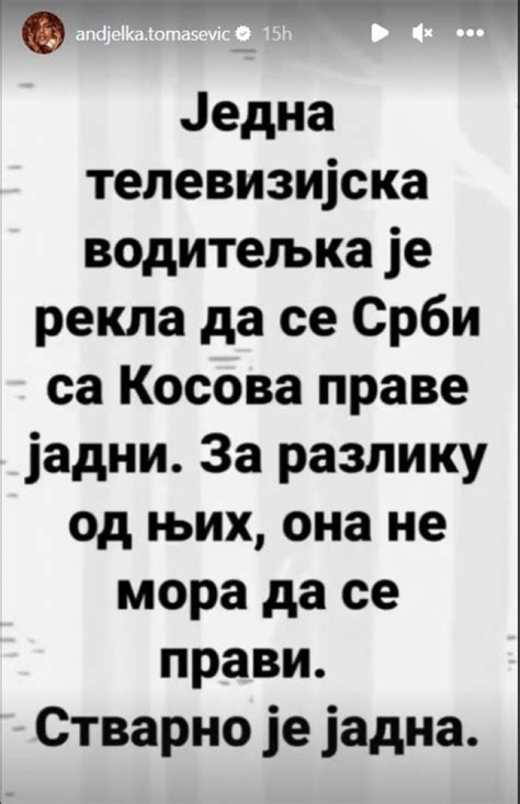 Anđelka Tomašević Prozvala Jovanu Jeremić