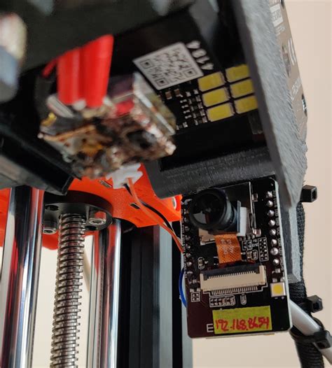 Mini Esp32cam And Led Light Mount By Kspear Download Free Stl Model