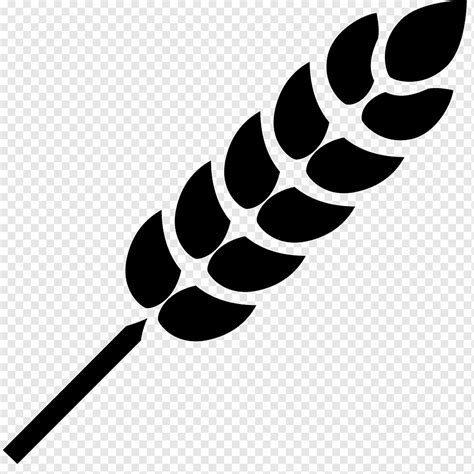 컴퓨터 아이콘 밀 알레르기 글루텐 프리 다이어트 쌀 음식 잎 단색화 Png Pngwing