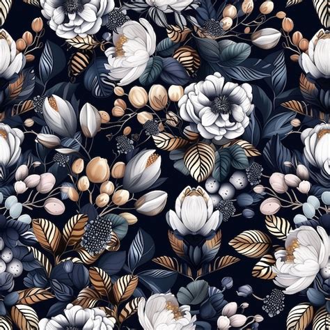 premium photo floral seamless pattern textile pattern dtf sublimation