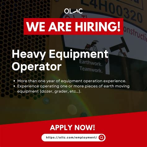 Heavy Equipment Operator Charleston Construction Jobs