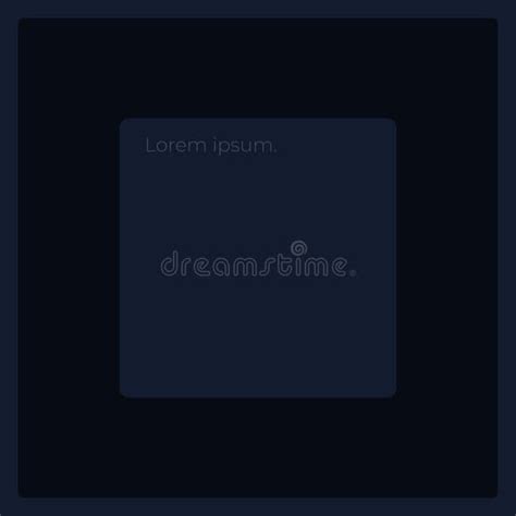 Black Text Field Ui Element Template Stock Vector Illustration Of