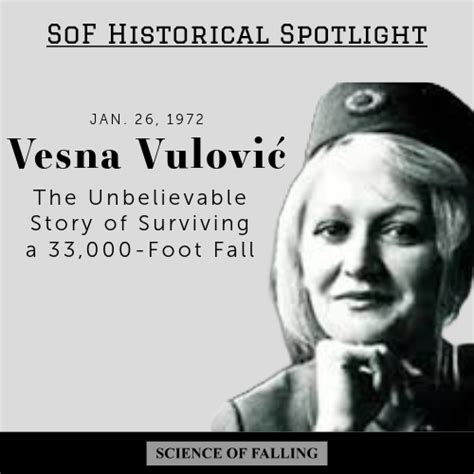 Vesna Vulović And The Unbelievable Story Of Surviving A 33000 Foot Fall — Science Of Falling