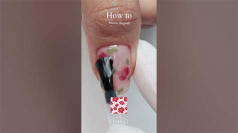 ℳ𝒶𝓇𝑜𝑜𝓃 ℬ𝓊𝓇𝑔𝓊𝓃𝒹𝓎세련되고 풍부한 가을 버건디 🥀발라젤 젤네일 셀프네일 Nails Youtube