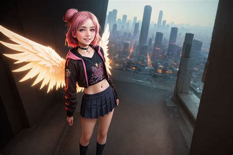 City Angel Girl 2 By Neuromage On Deviantart