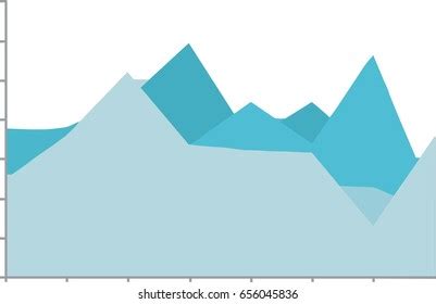 Simple Line Graph Vector Various Data Stock Vector Royalty Free Shutterstock