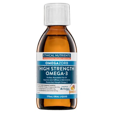Buy Ethical Nutrients High Strength Omega 3 170ml