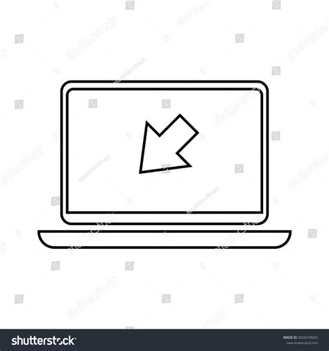 Laptop Pointer Cursor Icons Modern Vector Stock Vector Royalty Free 2026978655 Shutterstock