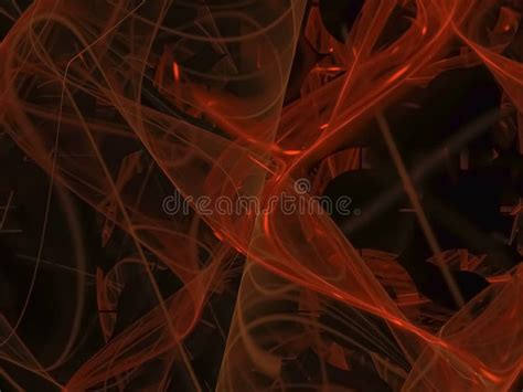Abstract Digital Fractal Style Template Effect Science Flow Decoration
