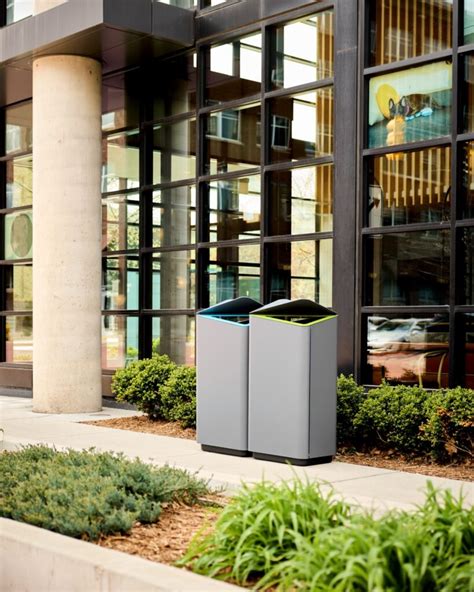 Rockford Litter Bins By Michael Welsh For Landscape Forms Azure Magazine