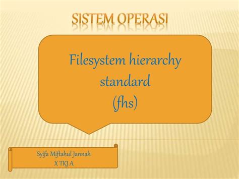 Fhs File Hierarchy System Ppt