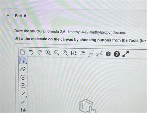 Solved Draw The Structural Formula