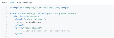 how to connect a stripe credit card form to your backend server on node