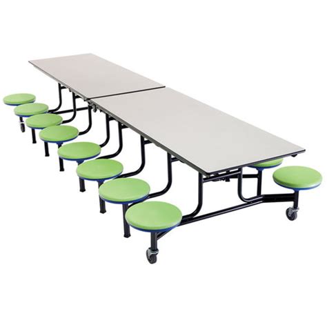 Amtab Rectangle Mobile Cafeteria Table Affordable Amtab Products