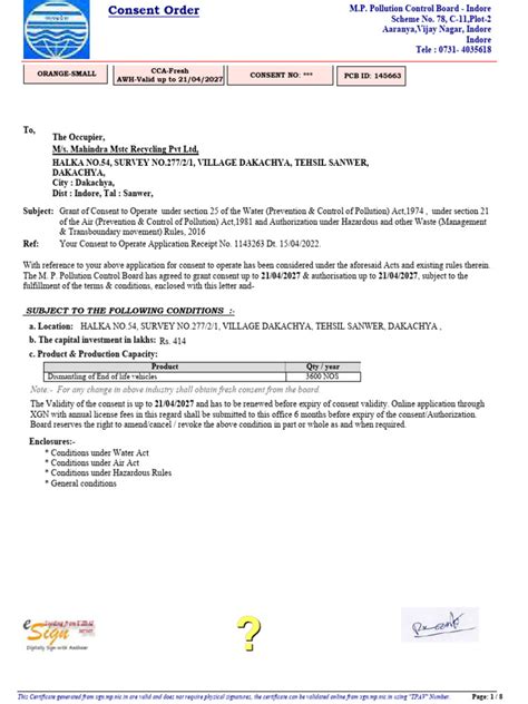 Mahindra Mstc Recycling Pvt Ltd Pdf