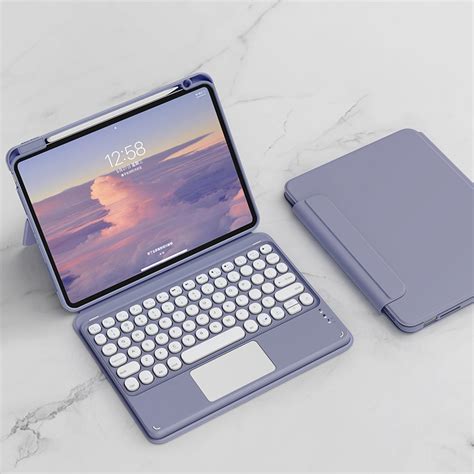 Protective Leather Cover With Keyboard For Ipad Pro Air With Touchpad Ipk Cheap Cell Phone