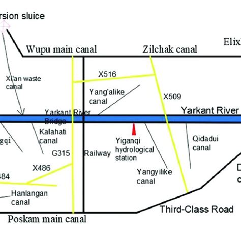 Calculation Boundaries For The Flood Risk Analysis And The Download Scientific Diagram