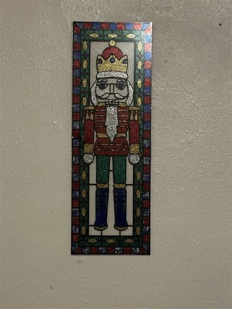 Nutcracker Stained Glass Outline Free 3d Print Model Makerworld