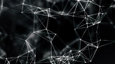 Premium Photo Wave Of Connection Network Dots Background