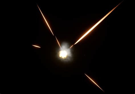 artstation ue5 bullet muzzle flash and hit niagara particles