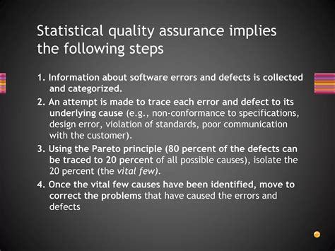 Statistical Software Quality Assurance Pptx