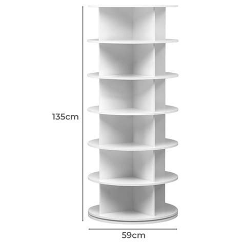 Modern Collective Milly 135cm Rotating Shelving Unit Temple And Webster