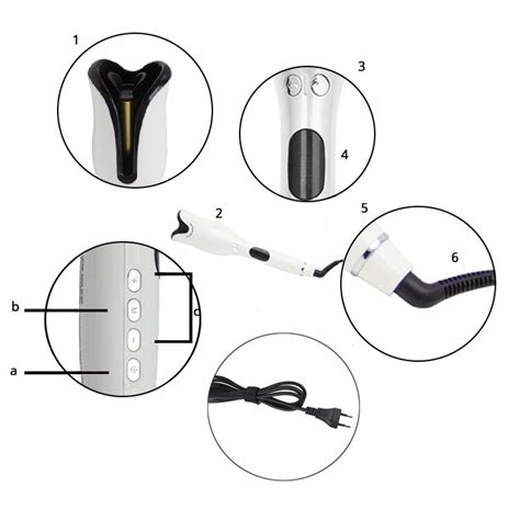 Маша за коса Chi Пластмаса 25 W Бял Emagbg