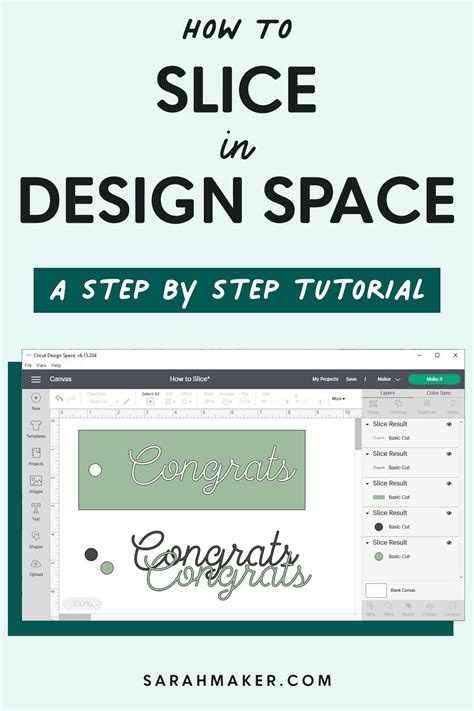 slice in cricut design space step by step guide