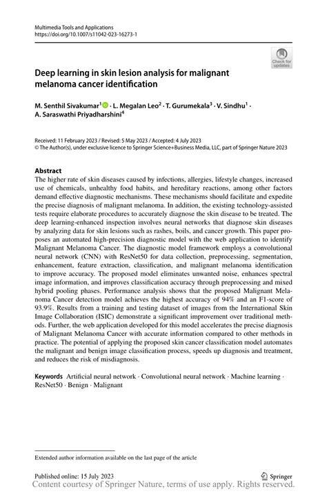 Deep Learning In Skin Lesion Analysis For Malignant Melanoma Cancer Identification