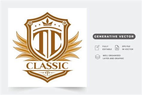 A Simple Classic Logo Featuring The Let Graphic By Iftikharalam