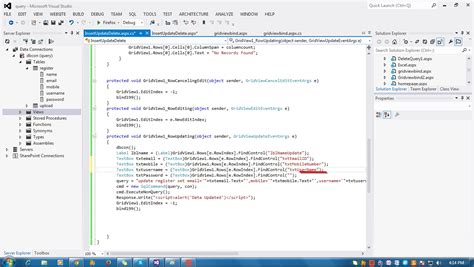 Insert Update Delete In GridView Using Asp Net C ScreenShotsDrizzles