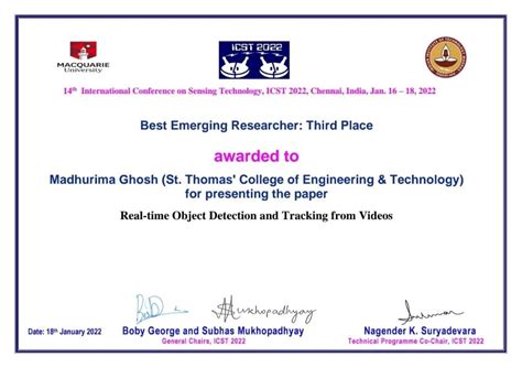 madhurima ghosh on linkedin i am elated to share that i received third