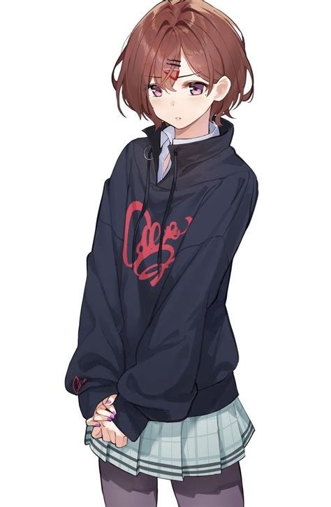 Anime Girl With Short Hair