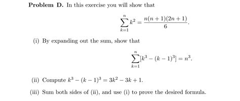 Solved Problem D ﻿in This Exercise You Will Show