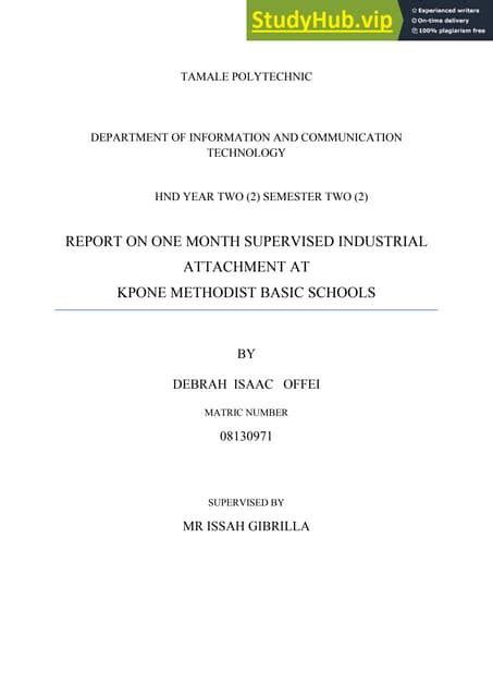 Attachment Report Pdf