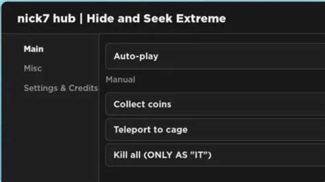 Hide And Seek Extreme Op Gui Roblox Scripts ScriptBlox