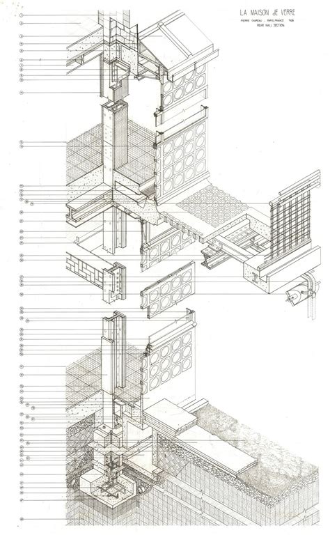Architectural Drawing Of Eiffel Tower