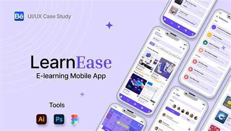 E Learning Mobile App Case Study Ui Ux Behance