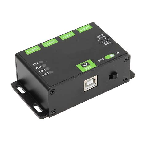 Usb To Uart Adapter Aluminum Alloy Shell Usb To 4ch Ttl Industrial