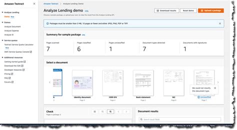 Classifying And Extracting Mortgage Loan Data With Amazon Textract