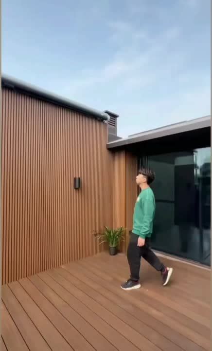 [video] 万大刚 On Linkedin Castellated Cladding Fluted Panel Siding System Co Extrusion Wpc…