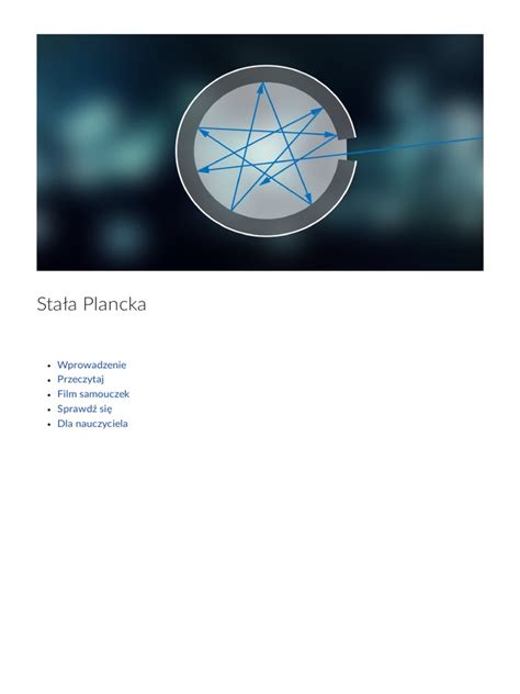 Stala_Plancka | PDF