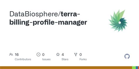GitHub DataBiosphere Terra Billing Profile Manager